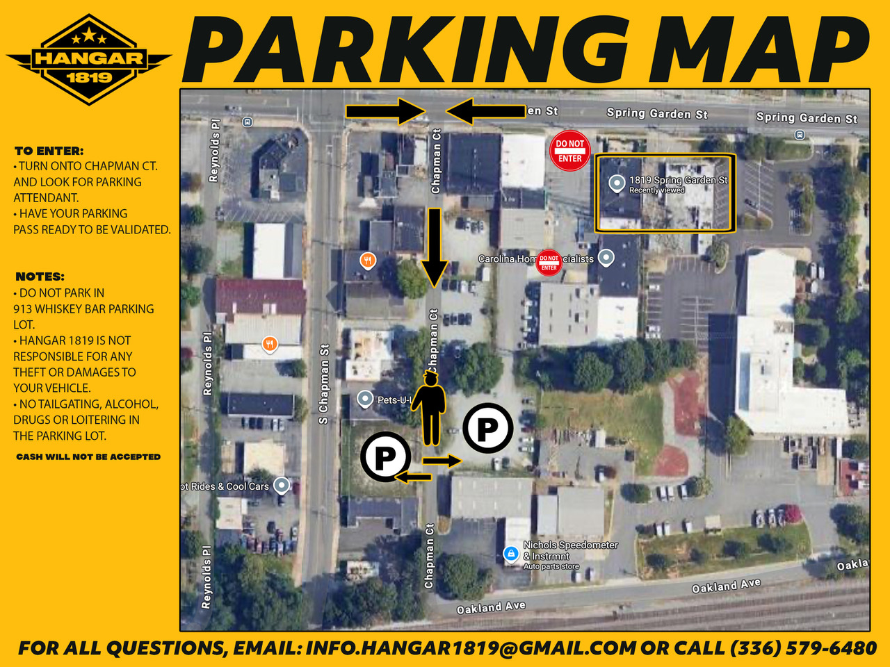 Parking - Hangar 1819